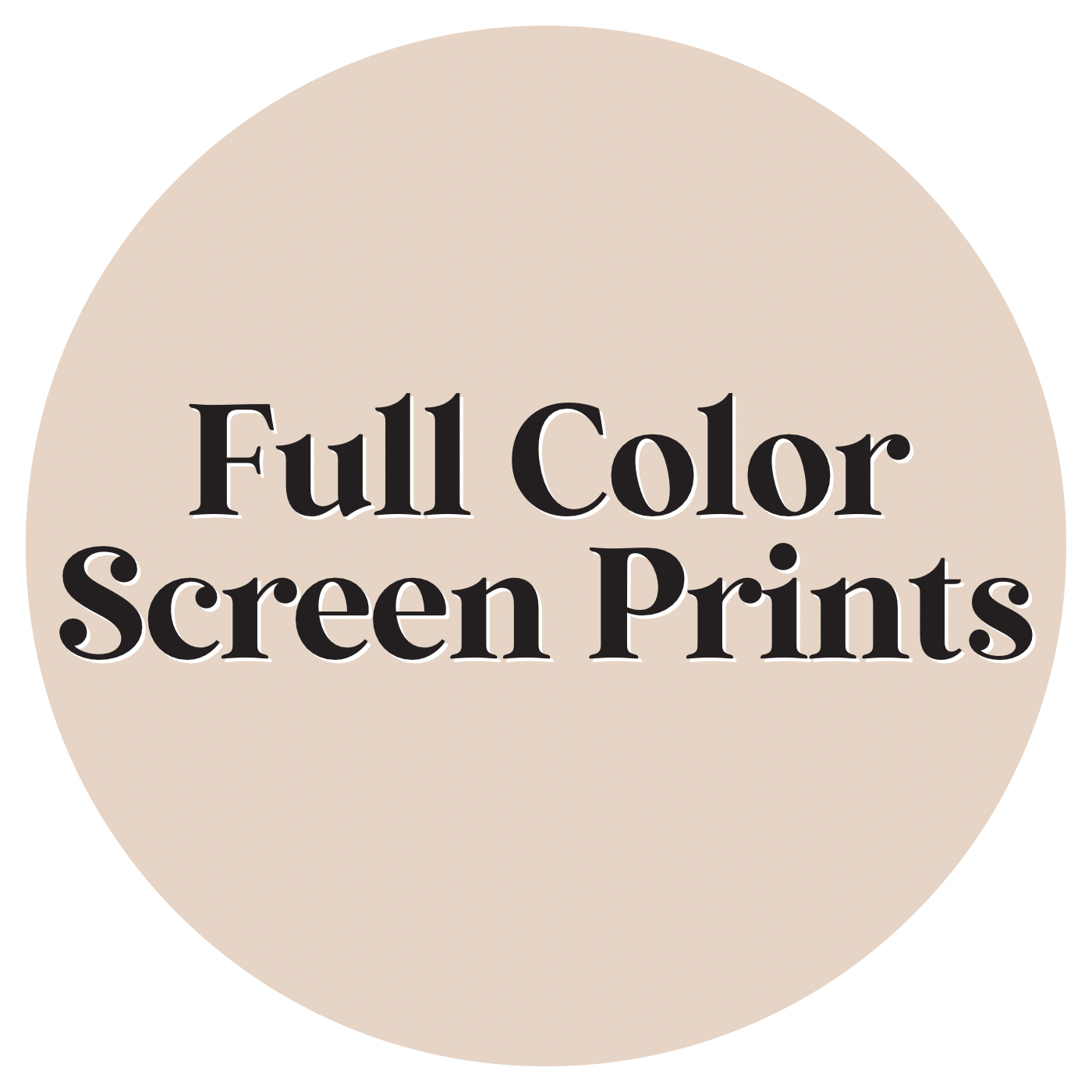 Full Color Screen Prints – Brix & Co Transfers