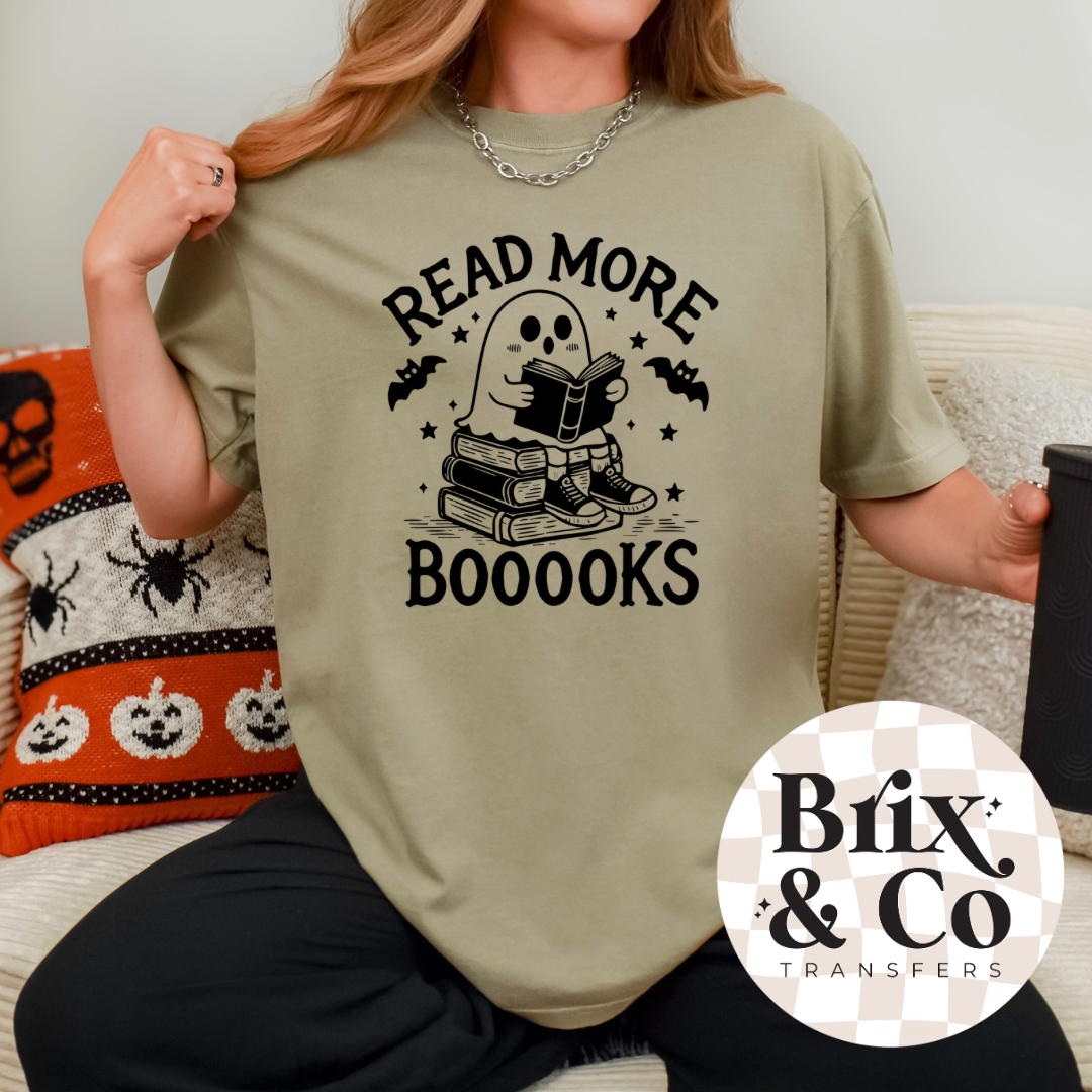 Read More Boooooks Single Color – Brix & Co Transfers